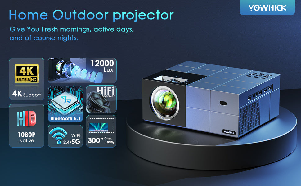 YOWHICK Projectors - A High Quality Projection Experience